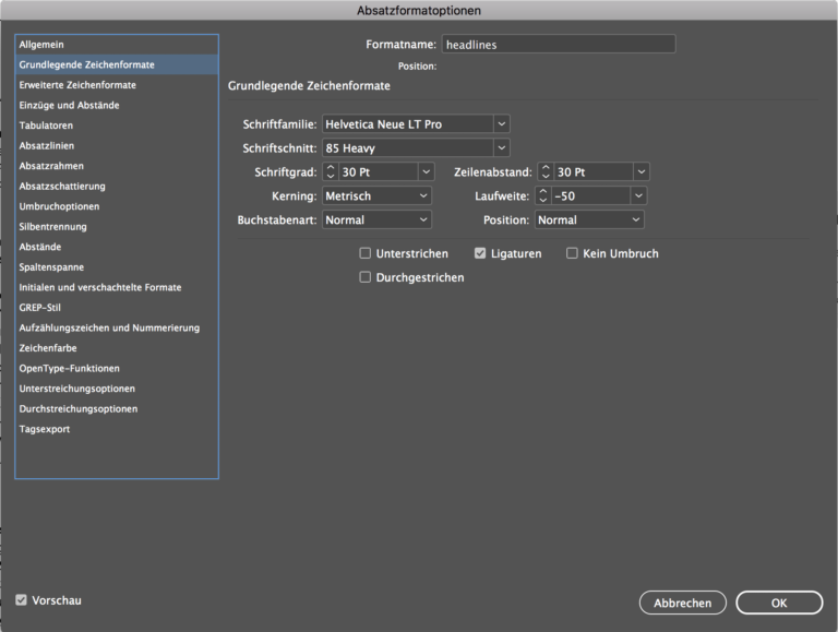 Start: Ein Projekt in InDesign erstellen – InDesign mit gradoo